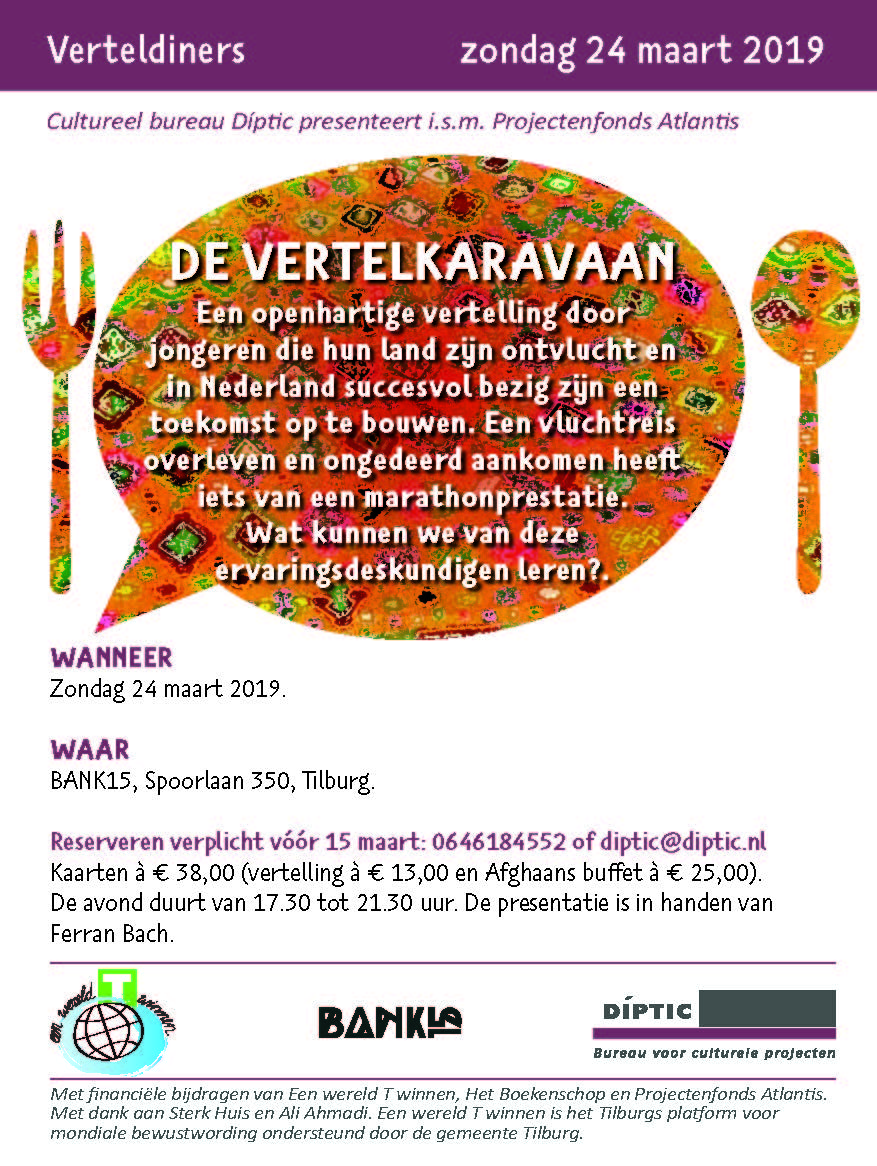 24 maart 2019 – De Vertelkaravaan in Tilburg | Diptic